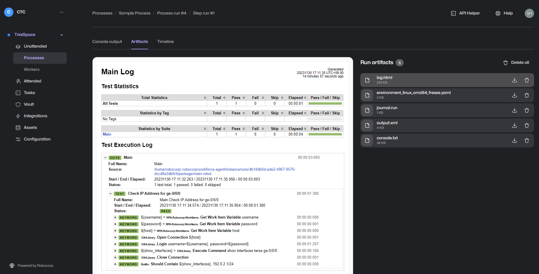 自動化ツールを一元管理する｜Robocorp Control Room